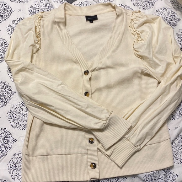 Who What Wear | Sweaters | Puffed Shoulder Sweater | Poshmark